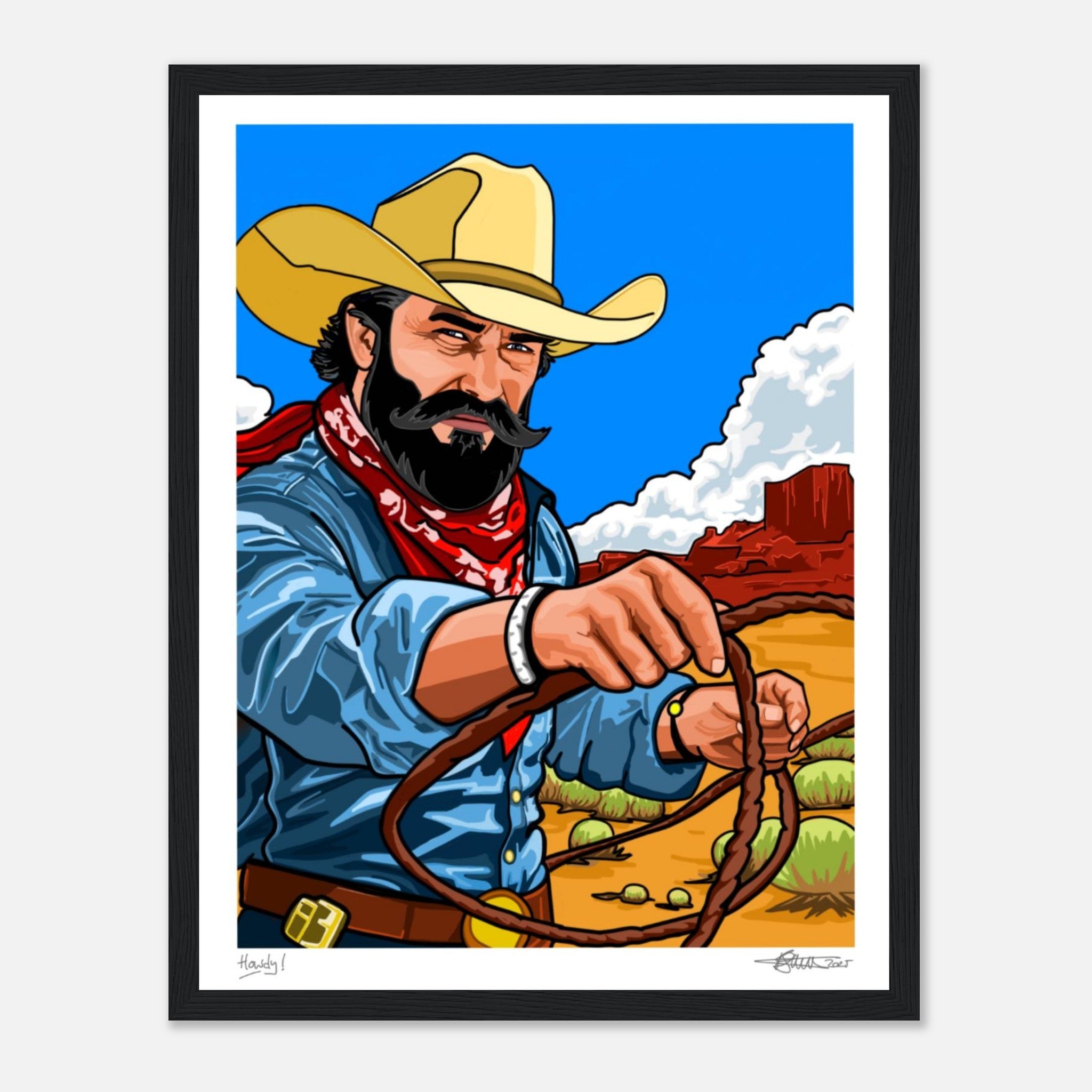 HOWDY! (2025) by FATPIGEONART – The Rainbow Collective